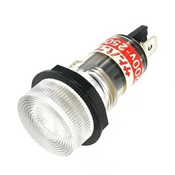 Amazon | サトーパーツ ネオンブラケット 円筒型 AC200V~250V 透明 BN-2-2-C | 表示灯 | 産業・研究開発用品 通販