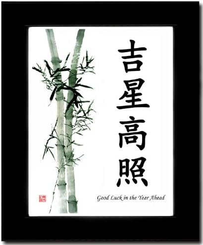 Amazon.com: Traditional Chinese Calligraphy "Good Luck in the Year ...