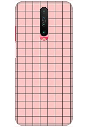 AMEZ Pink Checks Printed Back Cover Phone Case for Poco X2 Back Cover ...