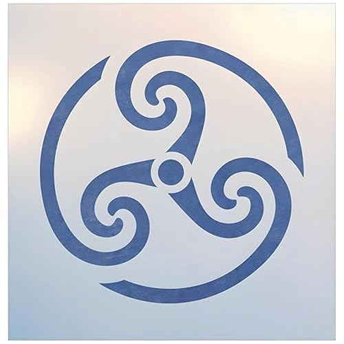 Amazon.com: Celtic Triple Spiral Stencil – 7"x7" Triskele Triskelion ...