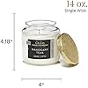 Amazon.com: CLCo. by Candle-Lite Company Scented Mahogany Teak Single ...