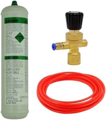 Argon CO2 Disposable Gas Mix Bottle KIT MIG TIG Welding w/Mini ...
