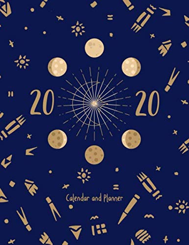 2020 Calendar And Planner Lunisolar Includes Lunar Calendar With Phases ...