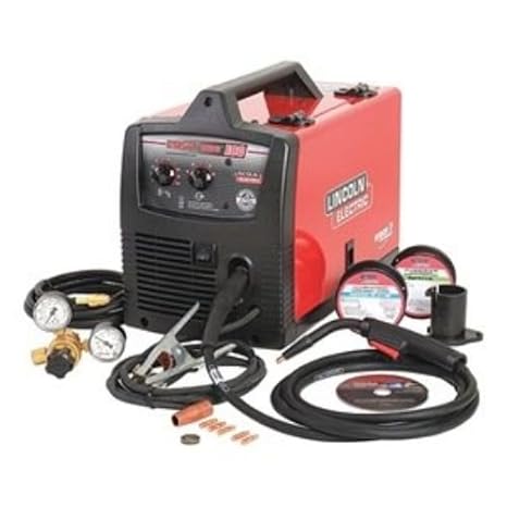 LINCOLN ELECTRIC CO K2698-1 Easy MIG 180 Wire Feed Welder, - Power Sand ...