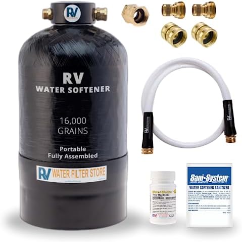 Amazon.com: VEVOR RV Water Softener, 16,000 Grain Portable Water ...