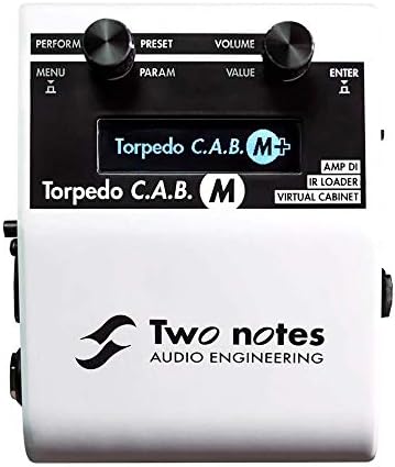 Amazon.com: Two Notes Torpedo C.A.B. M+ Speaker Simulator Pedal ...