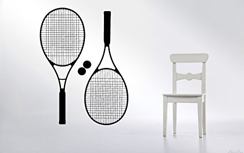 Amazon.com: Wall Sticker Decals Room Design Decor Art Pattern Tennis ...