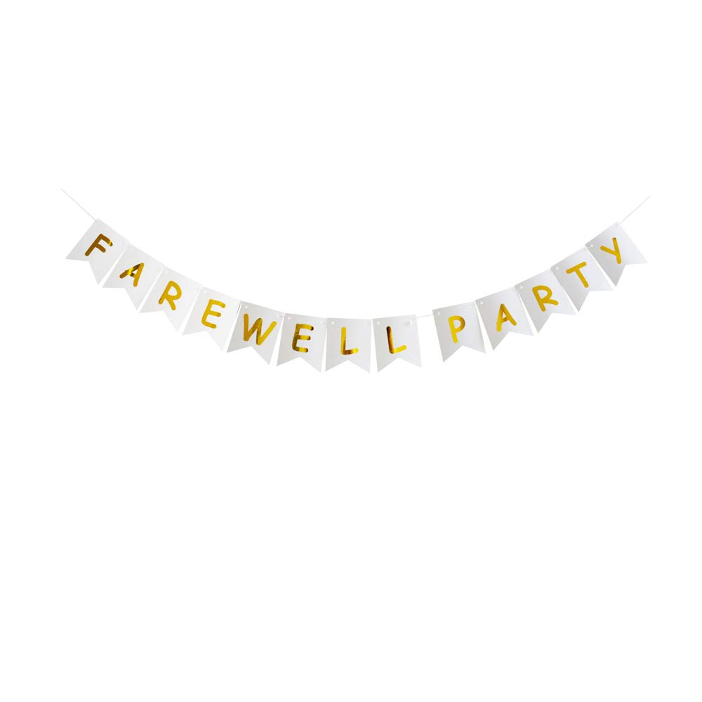 Buy Farewell Party Banner, Paper Sign Decors for Farewell/Goodbye/Going ...