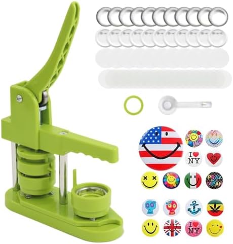 Amazon.com: Hicdaw 58MM (2.25 inch) Button Maker Machine Button Maker ...