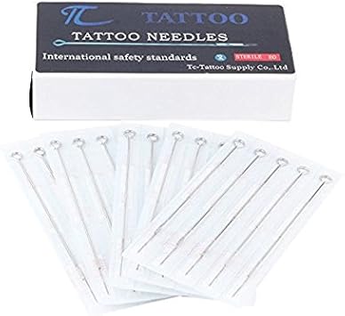Amazon.com: 50 Tattoo Needles 5RL Tc Tattoo 5 Round Line Tattoo Machine ...