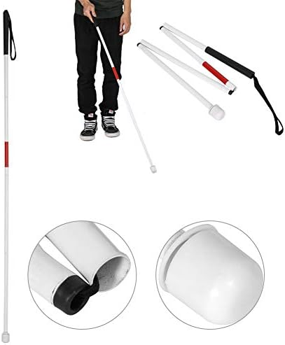 Folding Walking Stick for Blind Folding Blind Stick Long White Stick ...
