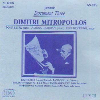 Liszt-Busoni: Spanish Rhapsody / Bach-Casella: Ciaccona / Borodin ...