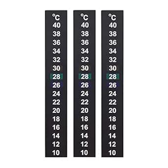 3PCS Stick On Adhesive LCD Temperature Strip, Digital Water Temperature ...