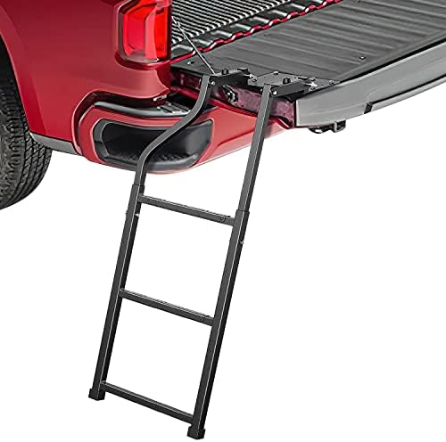 Amazon.com: POKIAUTO 42" Foldable Pickup Truck Tailgate Ladder with ...