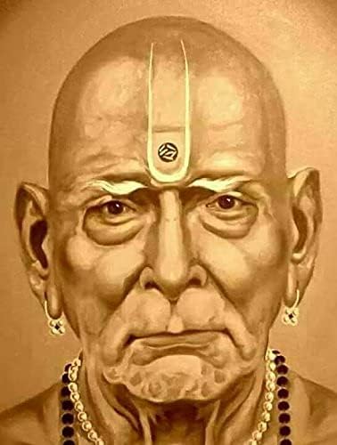 Samriddhi AKKalkot Swami Samarth Wall Sticker for Home as well as Cars ...