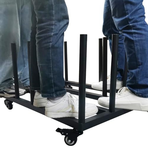 Snapklik.com : Heavy Duty Vinyl Cart Mobile Rack 20 Roll Vinyl Rolling ...