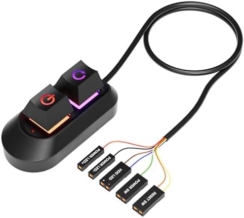 Amazon.com: Generic 2M Desktop Computer Power Switch Cable with ...