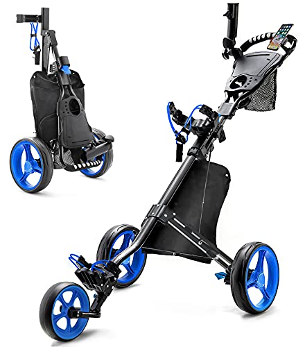 The 11 Best Golf Push Carts Options For 2021 | Reviews