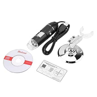 Amazon.com: 50X-500X Magnification Microscope, 0.3MP USB Digital ...