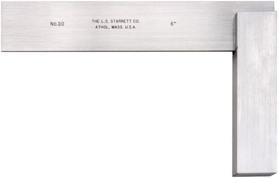 Starrett Steel Master Precision Square with Hardened Ground, Lapped ...