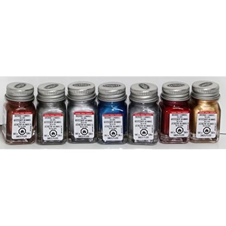 Amazon.com: Testors Auto Detail Enamel Paint Set, .25 oz bottles ...