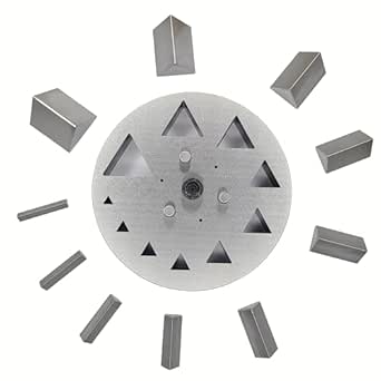 Amazon.com: Generic Triangle Shape Disc Cutter with Set of 10 Punches ...