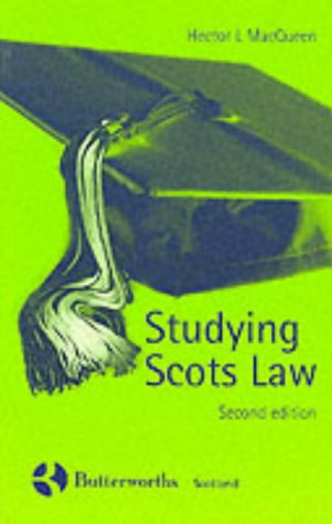 Buy Studying Scots Law Book Online at Low Prices in India | Studying ...