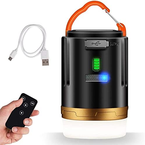 BURDEAN 4800mAh Portable LED Camping Lantern Rechargeable Light ...