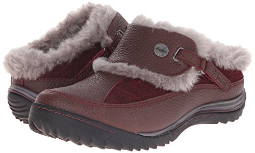 Buy Jambu Women's Iceland Mule, Burgundy, 11 M US at Amazon.in