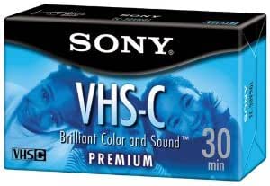 Amazon.com: Sony Premium 30 Minuto VHS-C cintas – 10 unidades : Electrónica