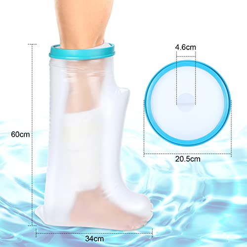 Waterproof Leg Cast and Dressing Cover for Showering, Bathing, Non-Slip ...