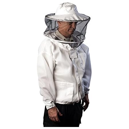 Amazon.com : Humble Bee 310 Polycotton Beekeeping Jacket with Round ...