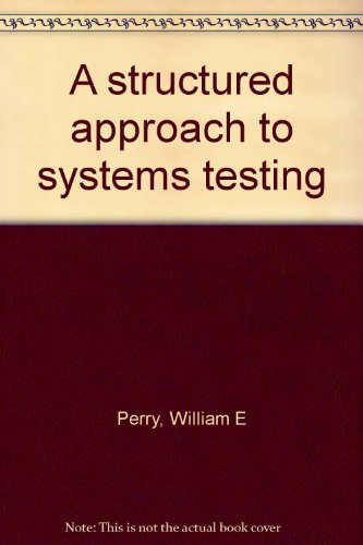 『A Structured Approach to Systems Testing』｜感想・レビュー - 読書メーター