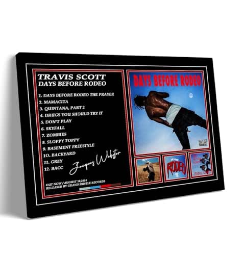 Album cover posters Days Before Rodeo posters Travis Scott posters Rap ...