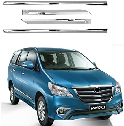 Car Door Side Beading Chrome for Toyota Innova Type - 4 (2013-2015 ...