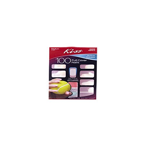 Kiss 100 Nails Active Square : Amazon.in: Beauty