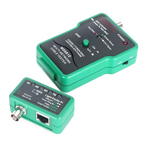 Amazon.com: MASTECH MS6810 Multi Network Cable Tester Meter RJ45 BNC ...