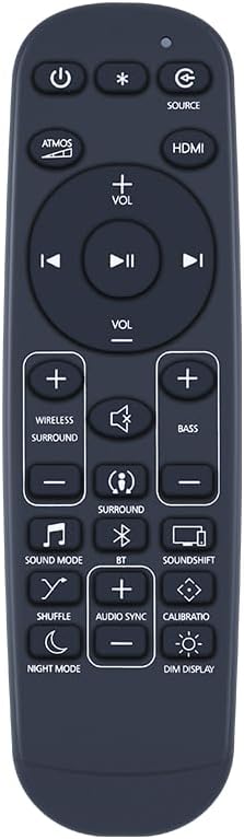 Amazon.com: ZWP Replacement Remote Control fit for JBL Bar 2.1/3.1/5.0 ...