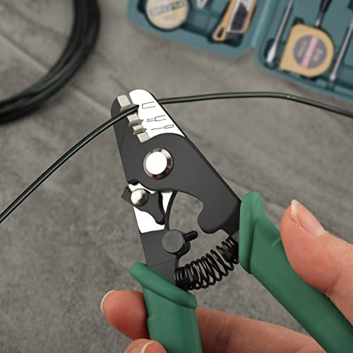 SPEEDWOX 3 Hole Fiber Stripper Precision Wire Stripper 5.6-Inch Cable ...