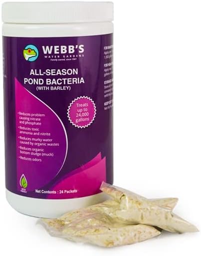 Amazon.com: All Season Dry Bacteria Packets with Barley for Ponds and ...