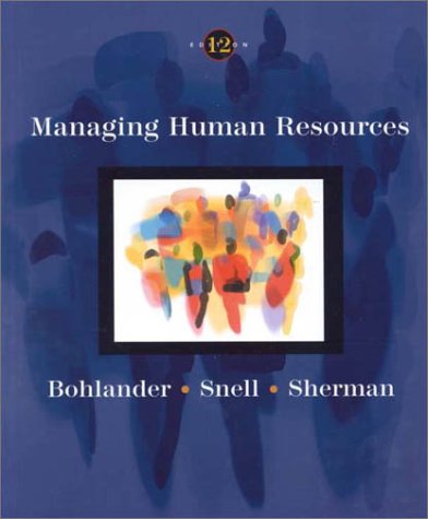 Managing Human Resources: 9780324007244: Human Resources Books @ Amazon.com