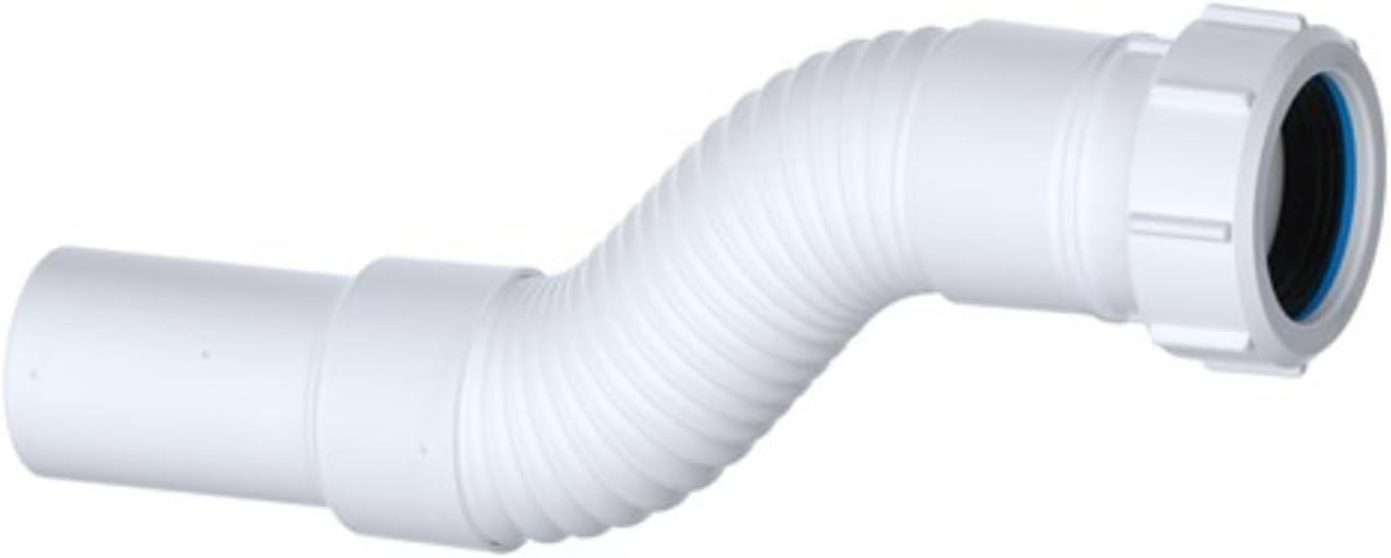 PlumbEZ Compact Flexible Waste Connector 1.1/4 Inch - 32mm Compression ...