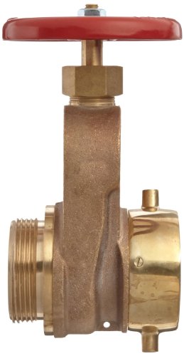 Dixon HGVW250F Brass Single Hydrant Gate Valve, 2-1/2" NST female x NST ...