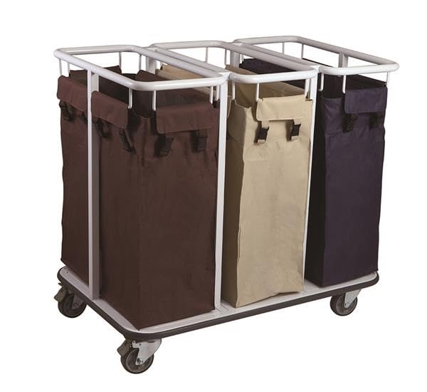 Dolphy Stainless Steel Laundry Cart with Wheels | Laundry Trolley ...