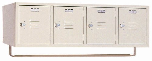 Amazon.com: Lyon 4 Person LockeRack Wall Mounted Locker 45" W x 18" D x ...