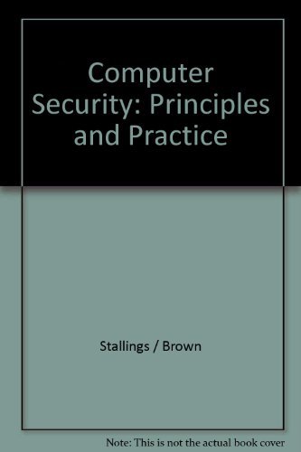 Computer Security: Principles and Practice: Stallings / Brown: Amazon ...