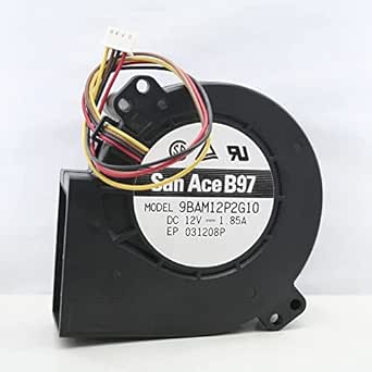 Amazon.com: 9BAM12P2G10 DC12V 1.85A 9733 97mm 4-Wire Turbo Blower ...
