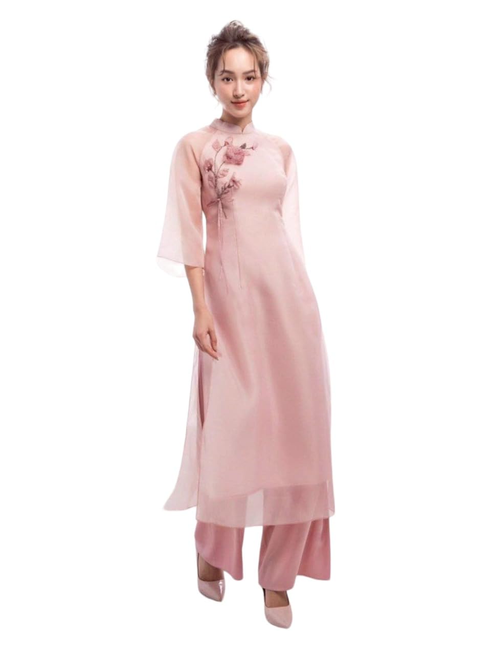 Pink Vietnamese Traditional Ao Dai for Women - Tet Australia | Ubuy