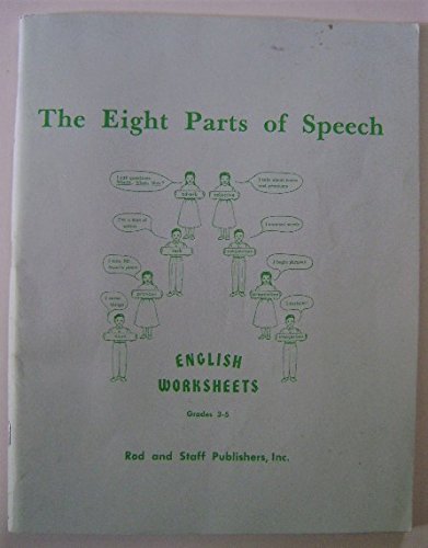 The eight parts of speech: English worksheets : Grades 3-5: Zook ...