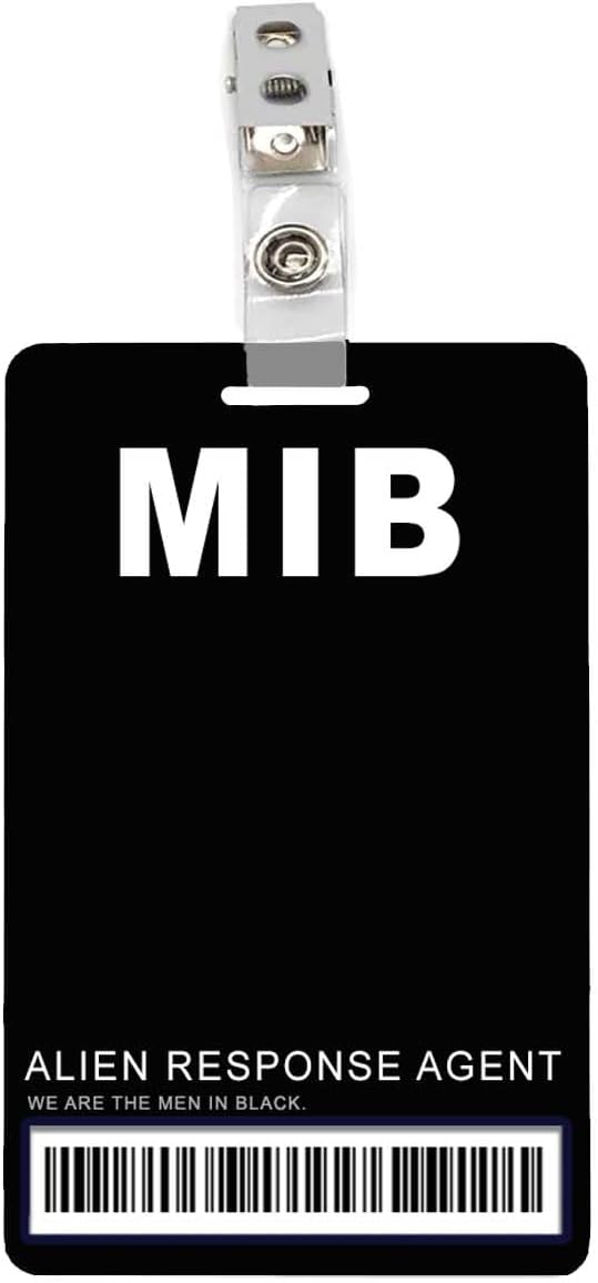 Amazon.com : MIB Men in Black ID Badge PVC Cosplay : Office Products